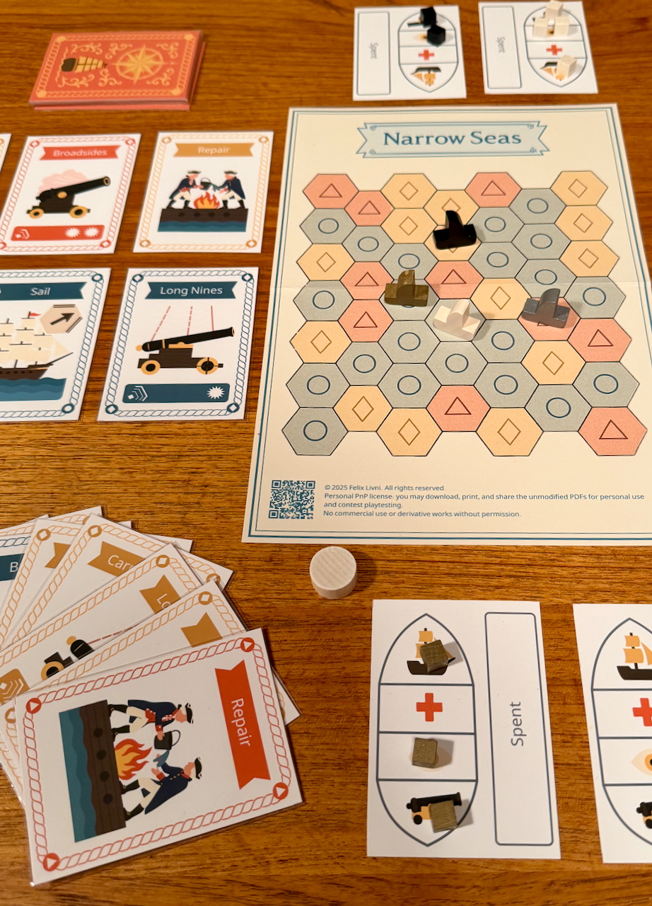 Narrow Seas | A board game set in the age of sail